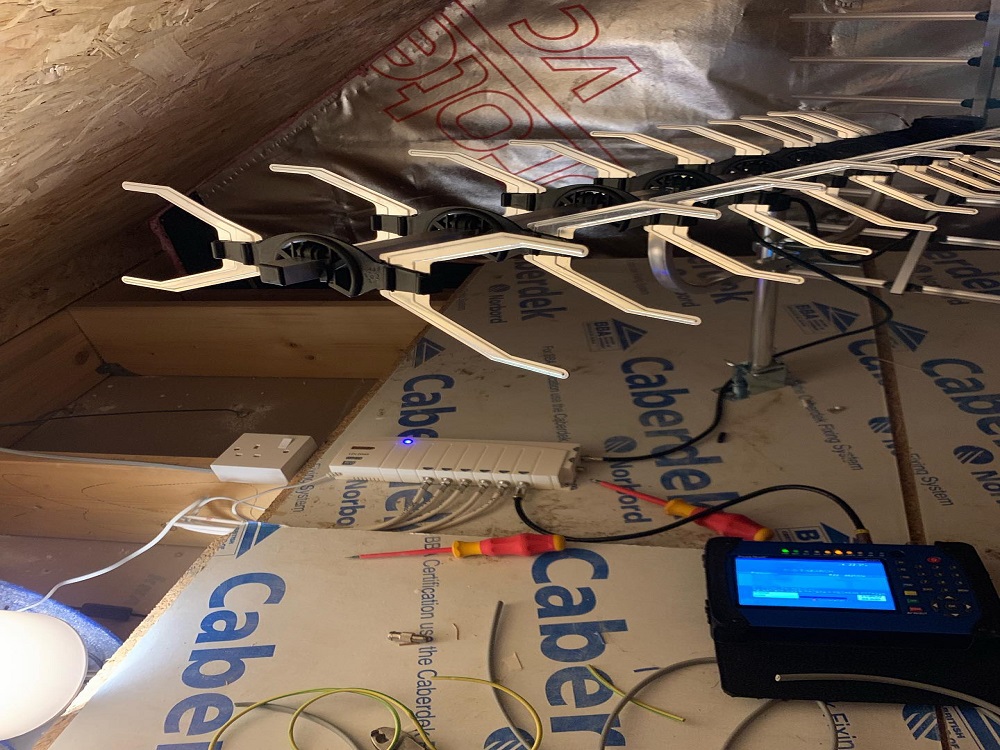 TV Aerial Installation on a new build house - Alford Electrical ...